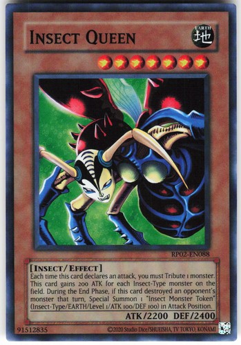 Insect Queen RP02-EN088 Yugioh TCG Super Rare NM | eBay