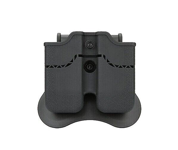 Black Double Magazine Pouch/Case/Holder/Carrier for 1911 Single Stack ...
