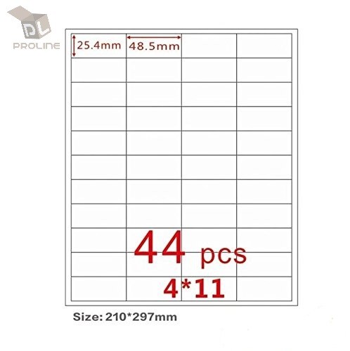 Amazon FBA Label (500 Sheets 22,000 Labels) 44-up labels 48.5*25.4mm on ...