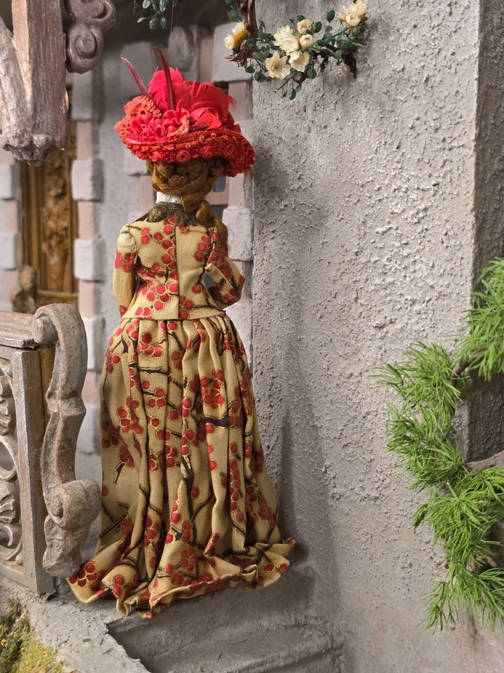 Dollhouse Miniature Doll Victorian Lady Marcia Backstrom Original Clay ...