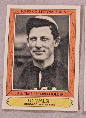 1985 Topps All Time Record Holder Ed Walsh White Sox Baseball Card | eBay