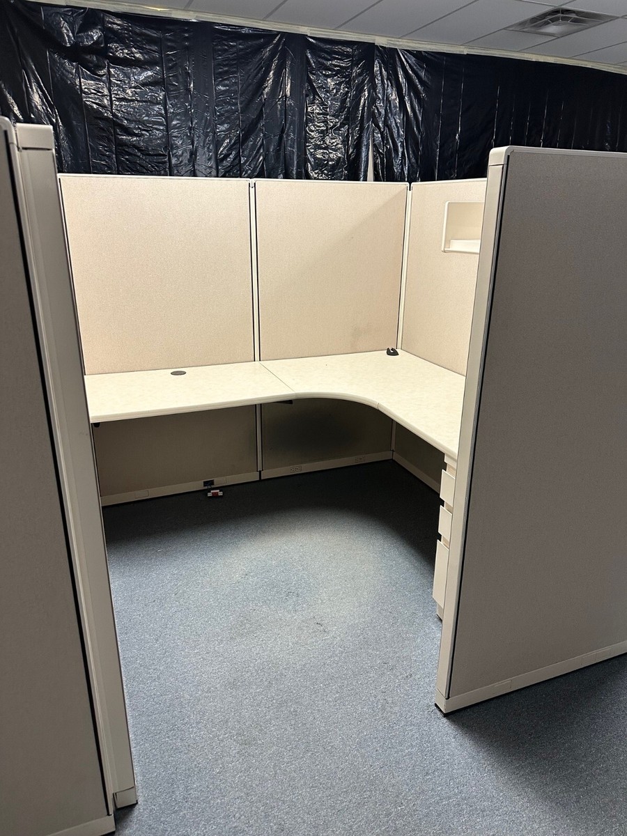 How To Install A Steelcase Cubicle Ebay Installation Photos | Used
