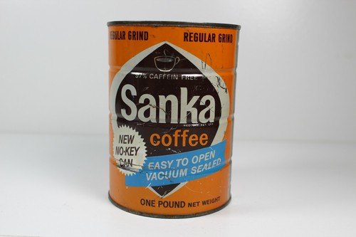 Sanka Coffee Can, 1 Pound, Vintage | eBay