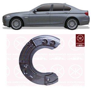 Brake Backing Plate Dust Shield - Front RH - fits BMW 5, 6, 7 Series ...