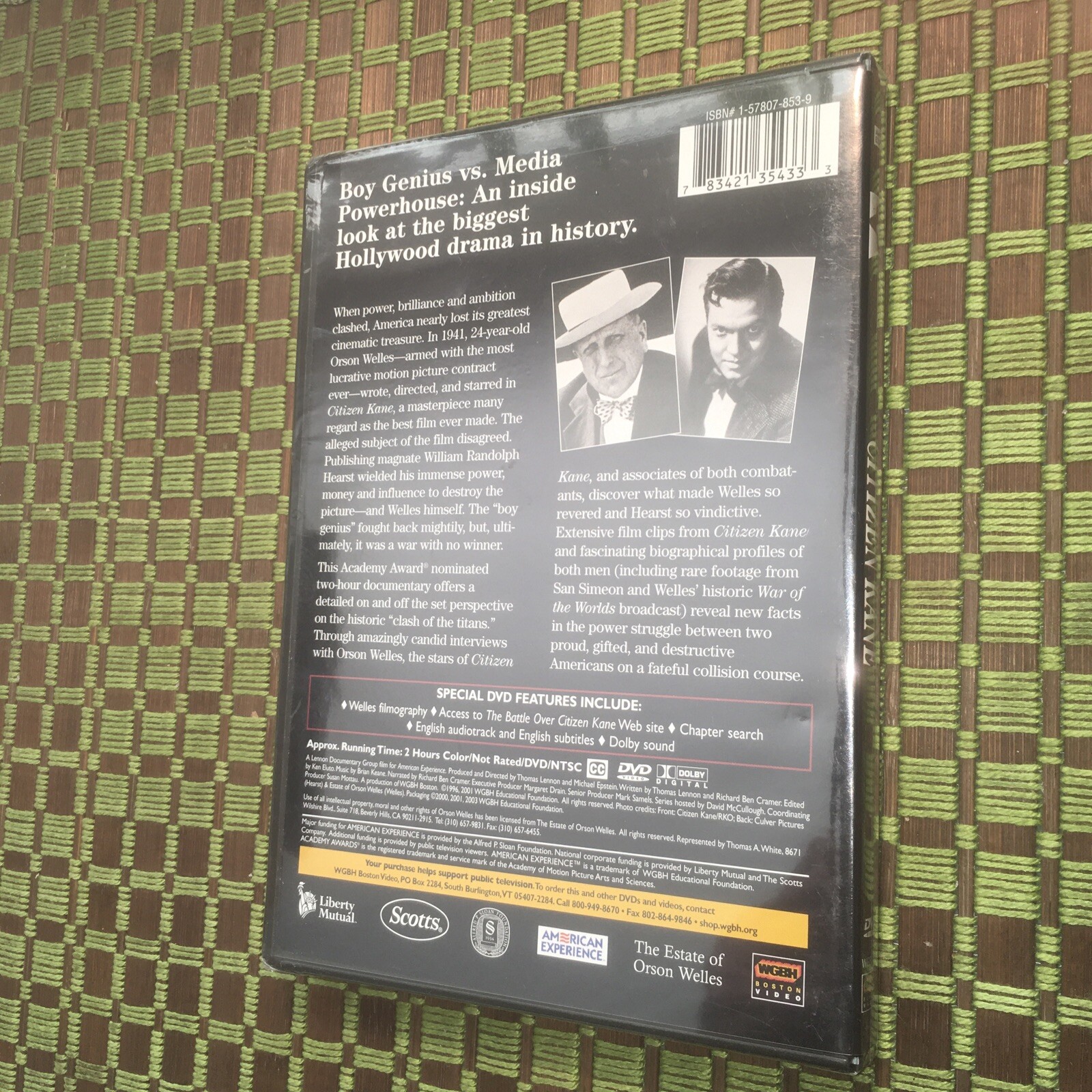 American Experience - The Battle Over Citizen Kane (DVD) for sale ...