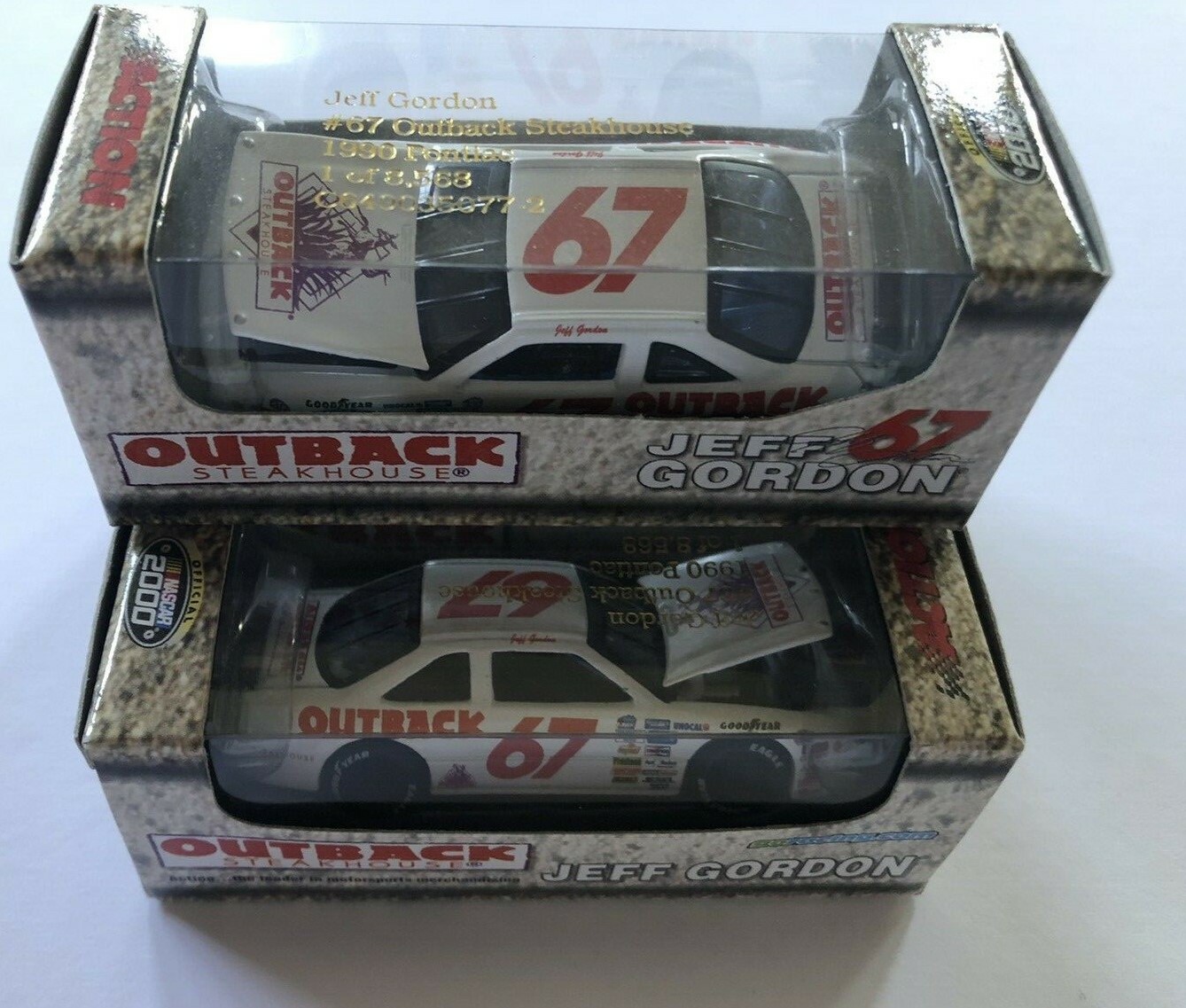 JEFF GORDON # 1 1990 OUTBACK PONTIAC ACTION 1/64 HO CAR HOOD OPENING ...