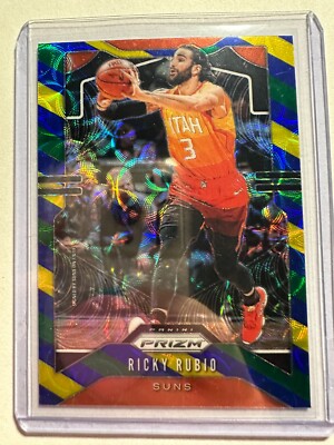 K34,317 - 2019-20 Panini Prizm Choice Blue Yellow & Green #167 Ricky ...