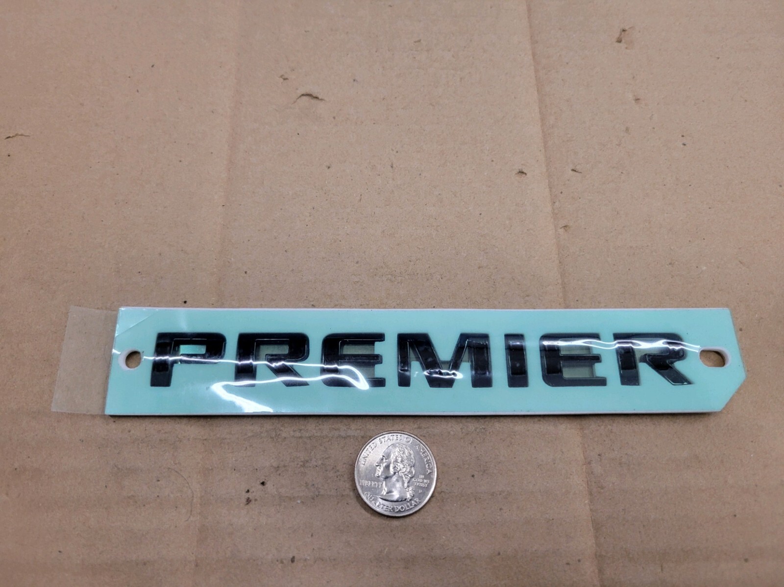 Aftermarket Premier New Black Letter Lettering Word Emblem Badge Logo ...