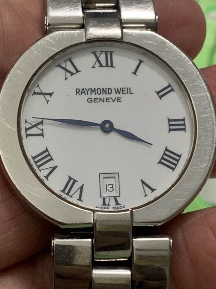 raymond weil watch Date ,po7940 Small Wrist 6.5” New Battery Sapphire ...