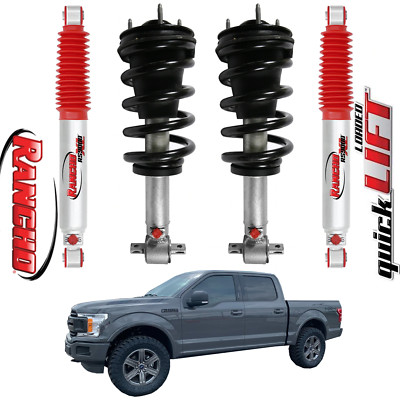 Rancho Suspension Quick Lift Leveling Kit +9000XL Shocks For 2015-2021 ...