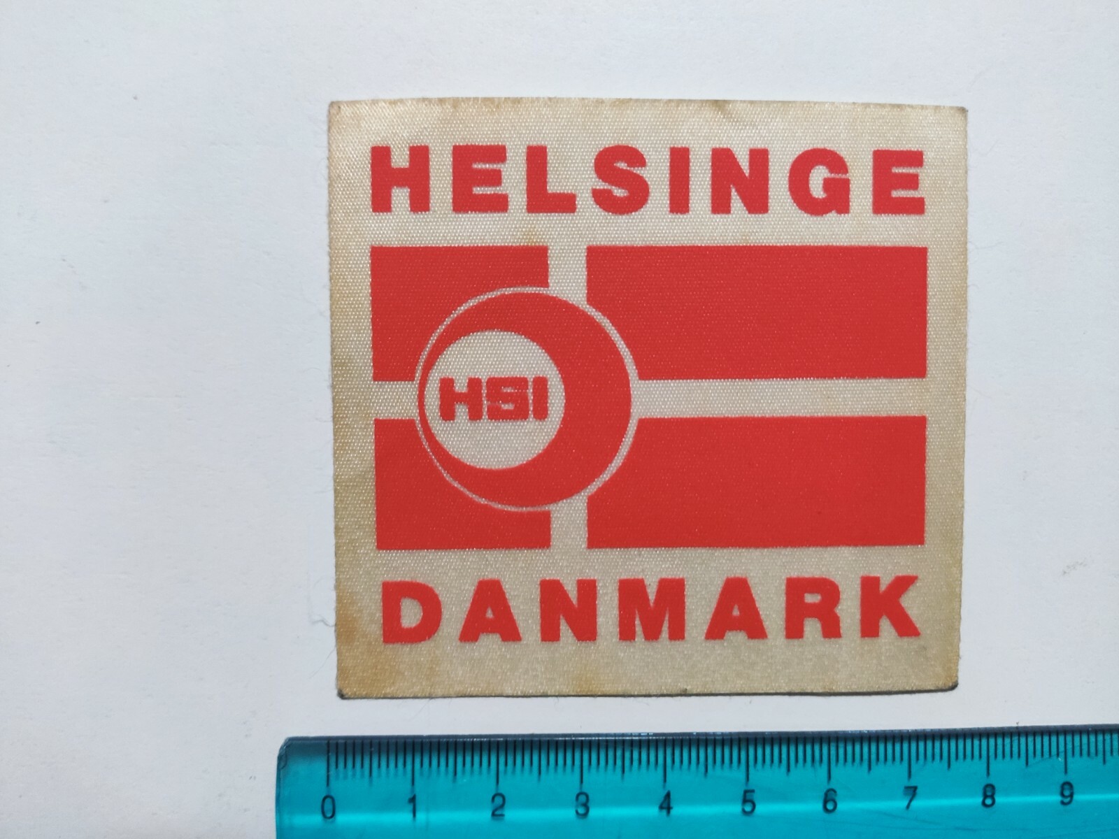 Adhesive Helsinge Denmark Sticker Autocollant Aufkleber Vintage 80s ...