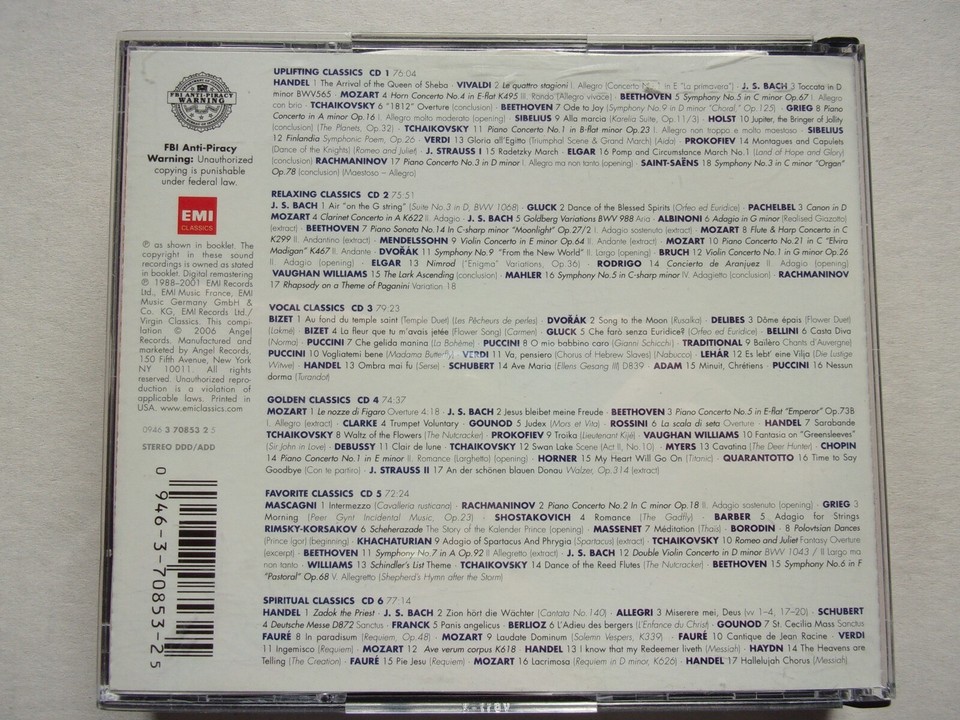 100 Best Classics. . . 6 CD Box set very good | eBay