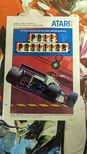 Pole Position Atari 5200 Manual ONLY | eBay