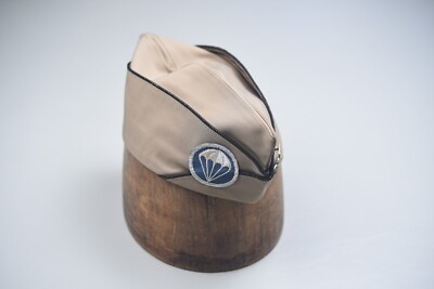 WWII U.S. PARACHUTE INFANTRY REGIMENT COLONEL’S KHAKI OVERSEAS CAP ...