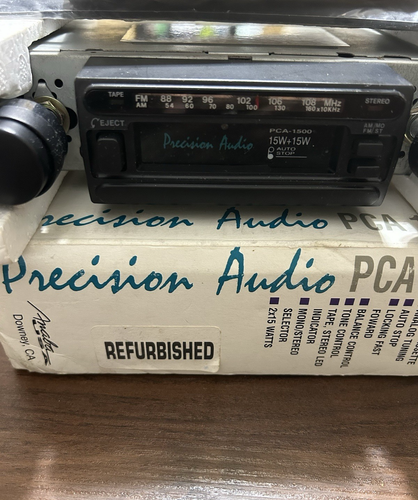 Vintage Precision Audio PCA 1500AM/FM Car Cassette Player ReFurbished ...
