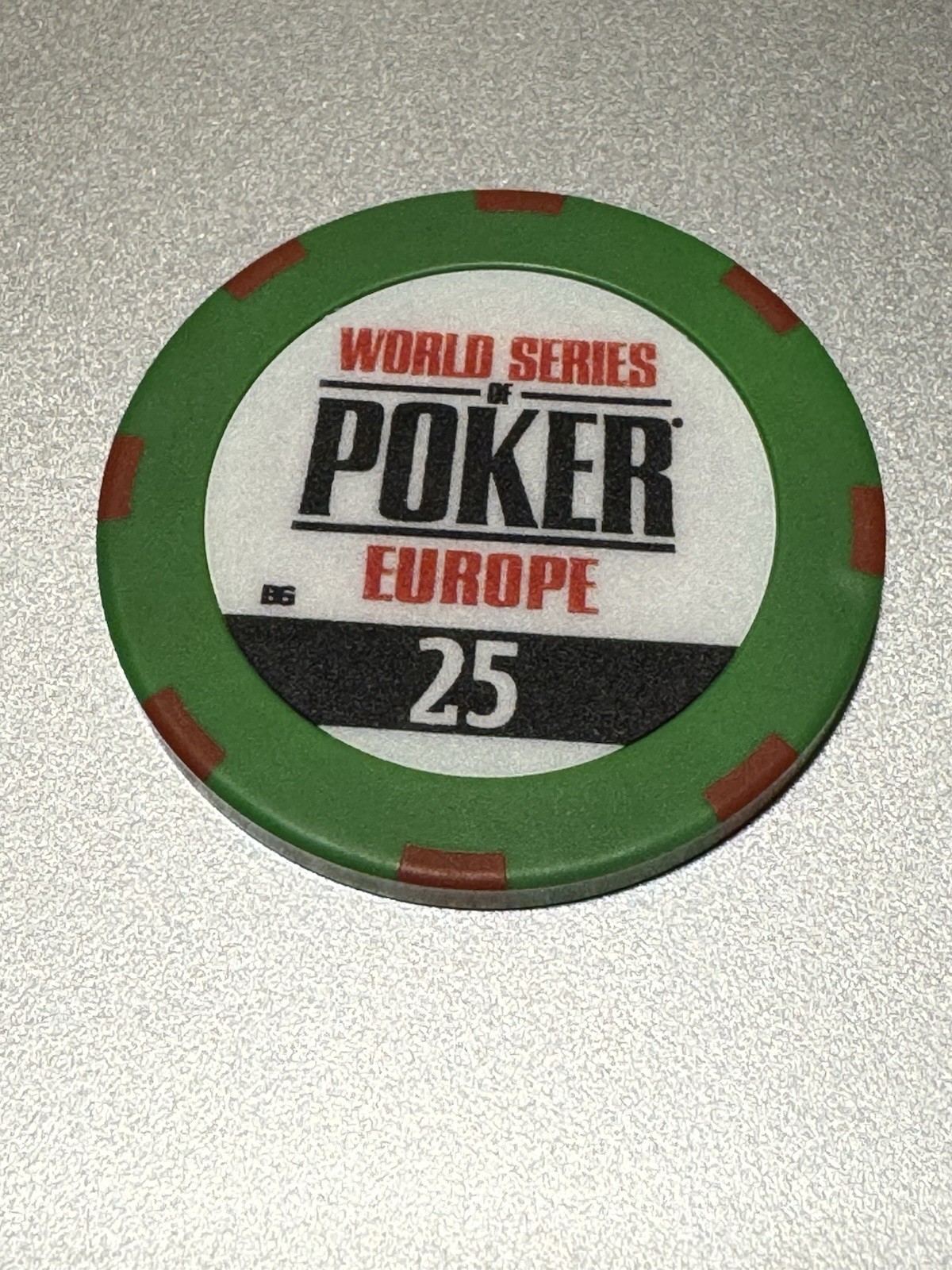 25 NCV WSOP Europe B&G Poker Chip Bud Jones Paulson Chipco | eBay