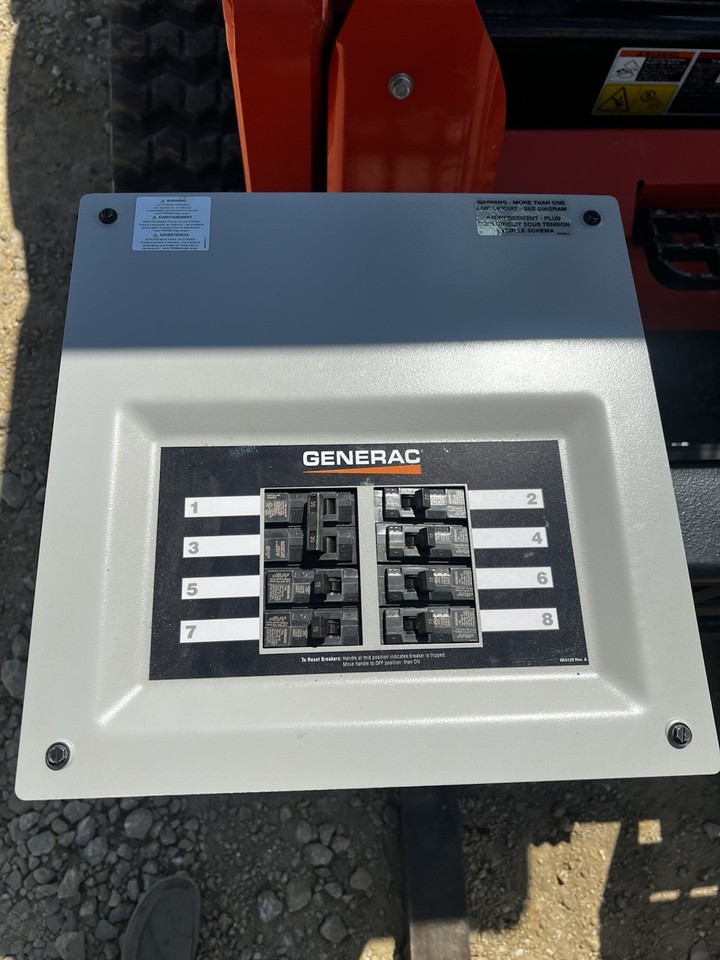 Generac 7500 Watt Home Standby Generator And Transfer Switch Model 6998 ...