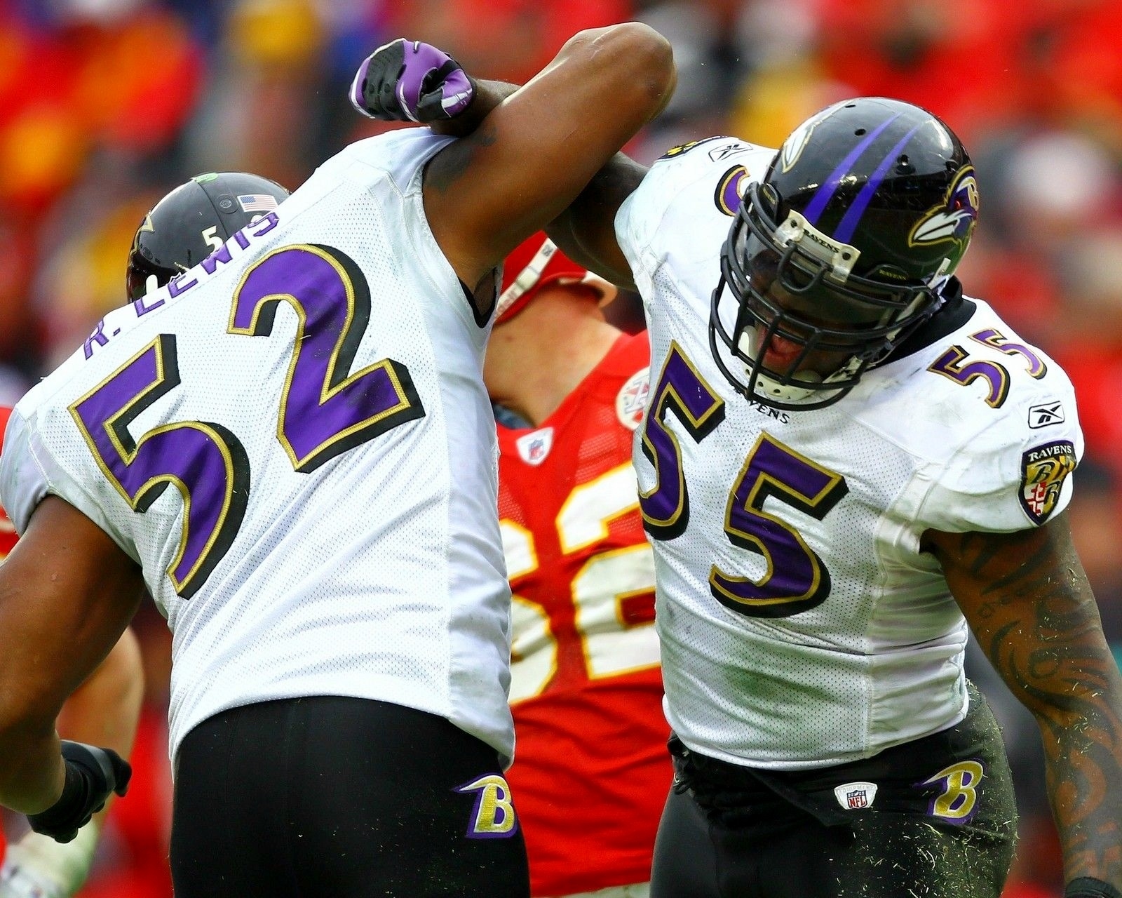 Terrell Suggs Ray Lewis