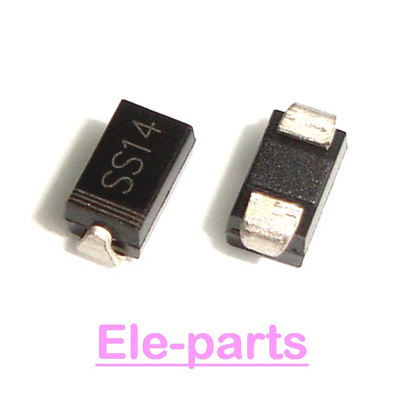 100 PCS SS14 DO-214AC 1N5819 SMT 1 Amp Schottky Rectifier 20 to 100 ...