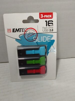 Emtec 16gb Flash Drives 3-Pack USB 2.0 | eBay