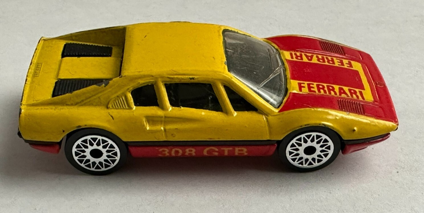 Matchbox No. 70 Ferrari 308 GTB Red / Yellow 1981 Macau 1/55 | eBay