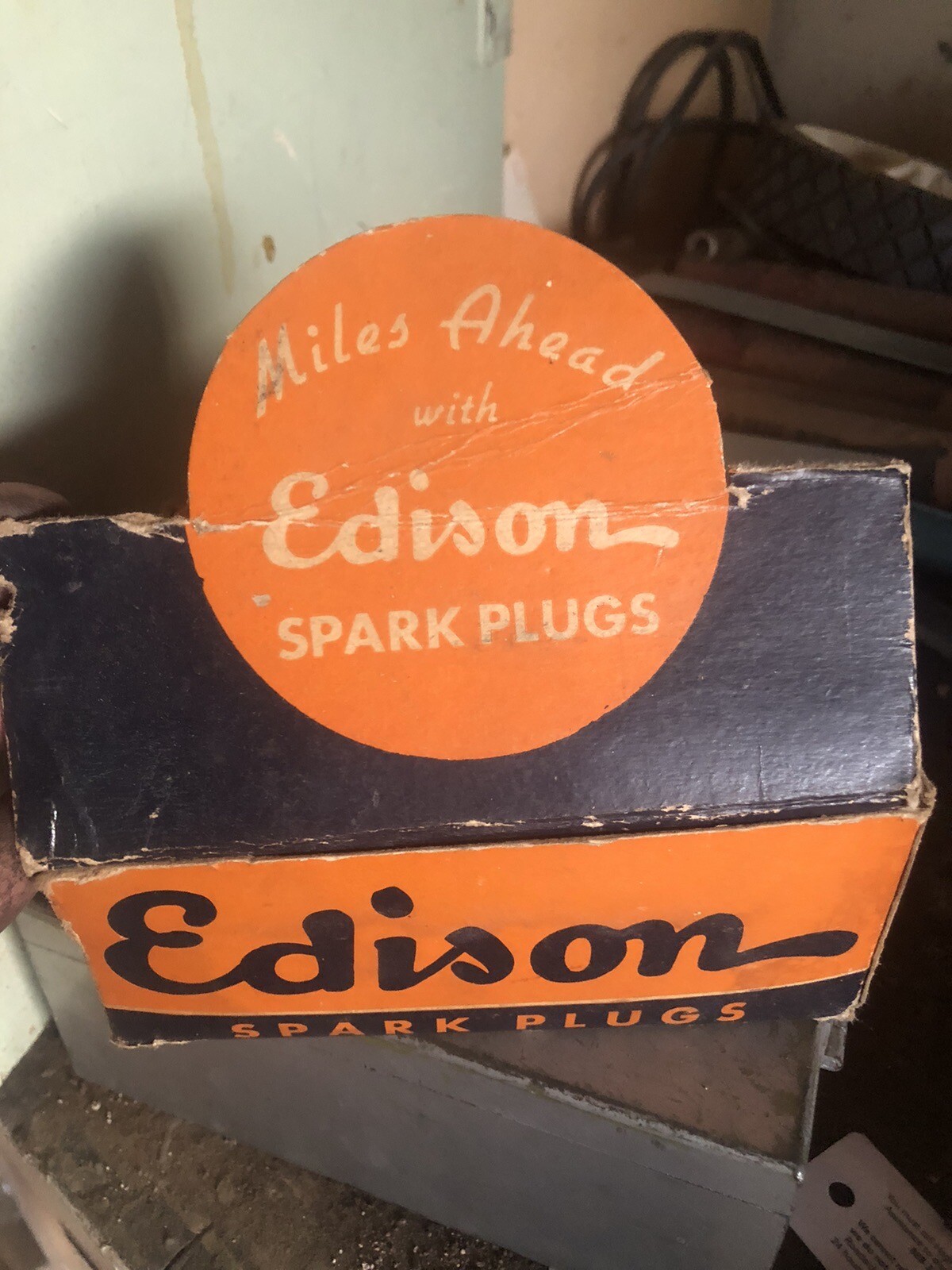 Vintage SPARK PLUGS Box of 10 Edison Spark Plugs No 3 10mm Albanite | eBay