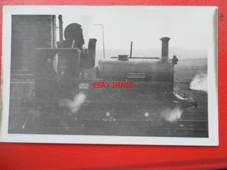 PHOTO LOCO SPRINGFIELD WCI/69 AT WIGAN COAL CORP ALEXANDRA COLLERY 1946 ...