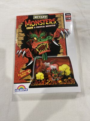 Colorific Grow Your Own Crystal Mutant Monsters - Fire Dragon Scene ...