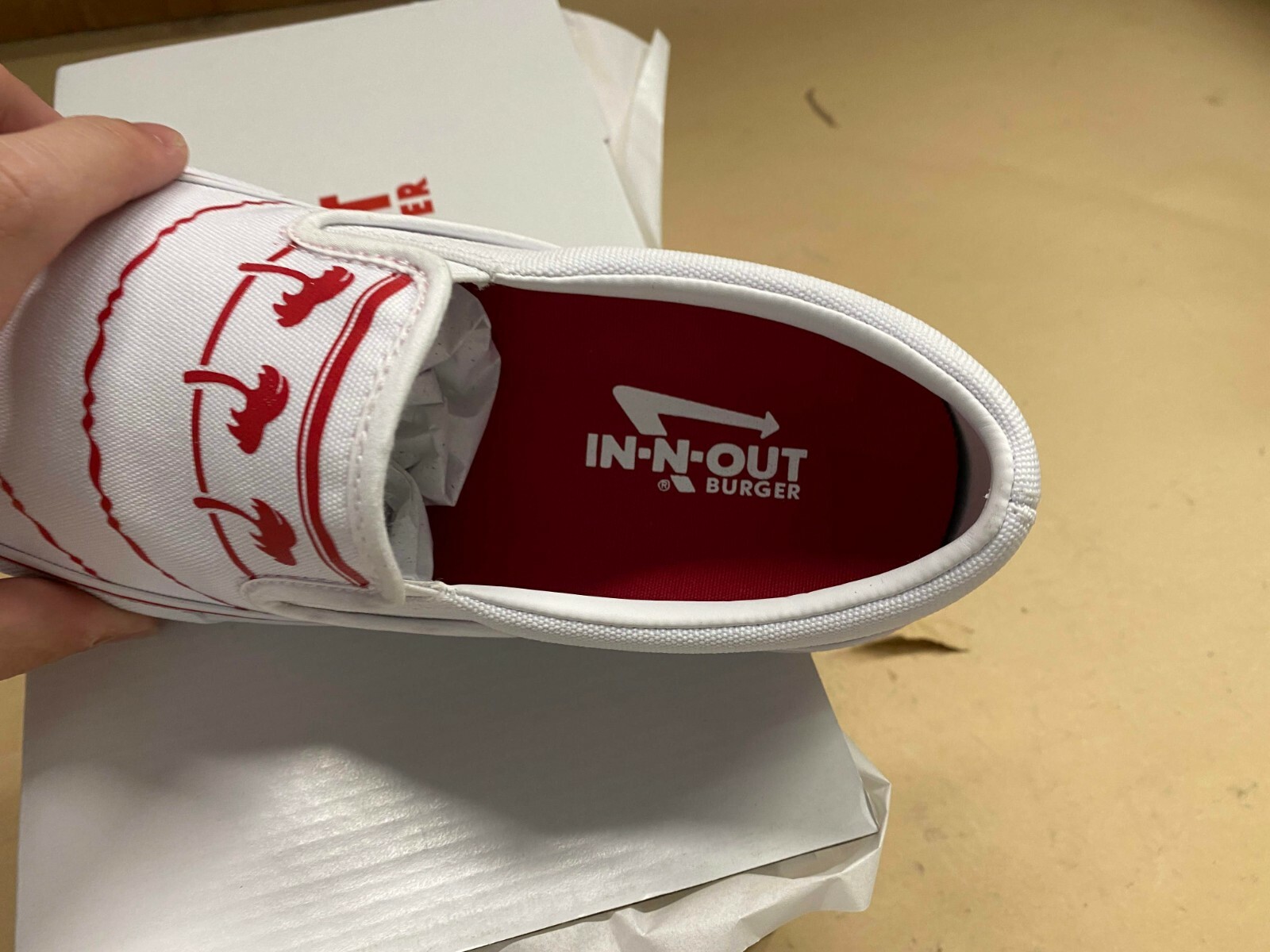 In-N-Out Burger Drink Cup Shoes SOLD OUT size 7 mens 8.5 womens | eBay