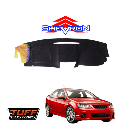 Shevron Black Dash Mat For Holden Commodore VE Series 2 Omega Calais ...