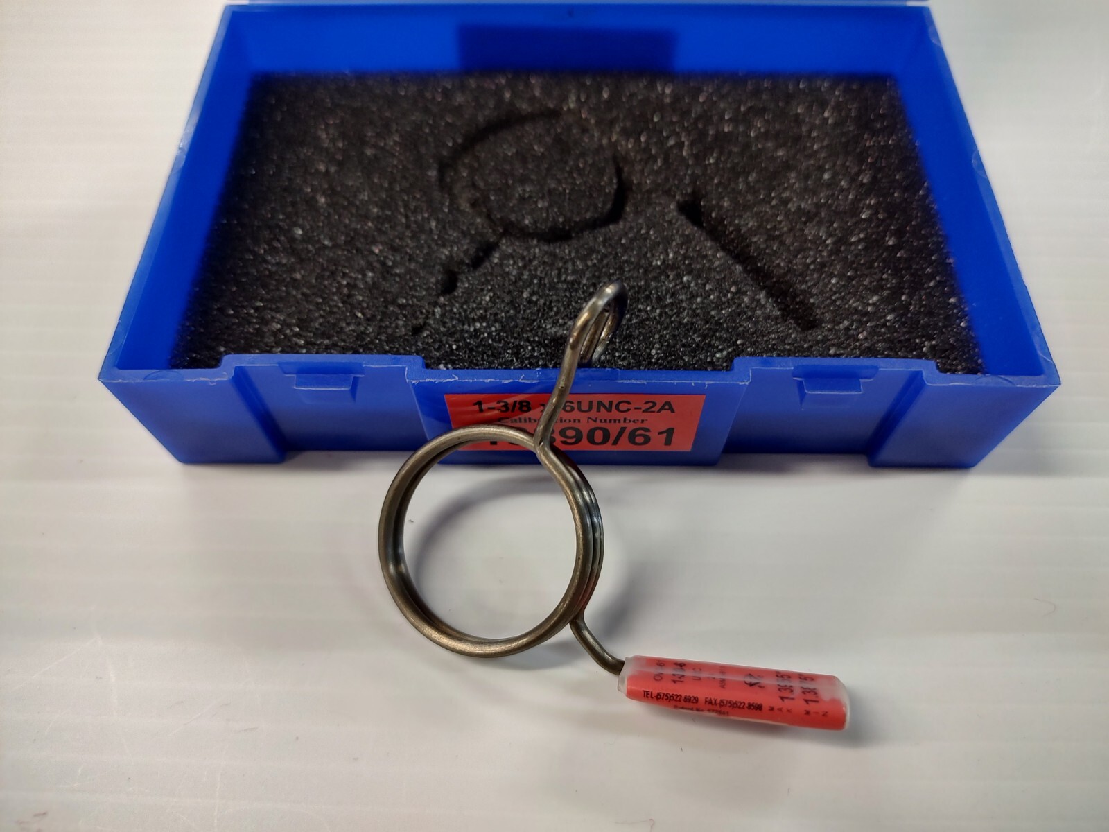 O-VEE USA Thread Spring Gauge Gage, 1-3/8" X 6UNC-2A, 1.375" Diameter X ...