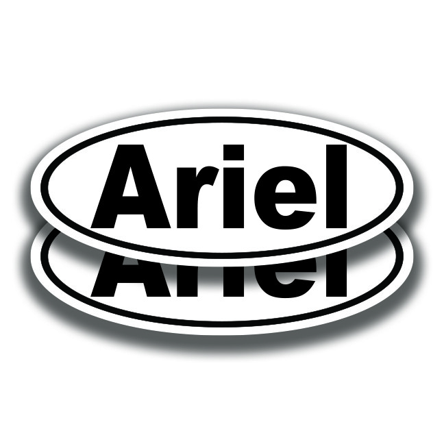 ARIEL NAME DECALs 2 Stickers Bogo Car Truck Bumper Window | eBay