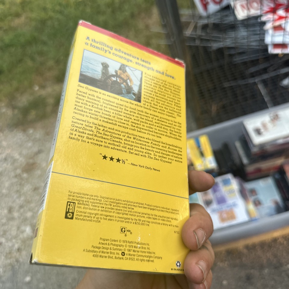 The Sea Gypsies VHS 1987 Robert Logan, Mikki Jamison-Olsen, Heather ...