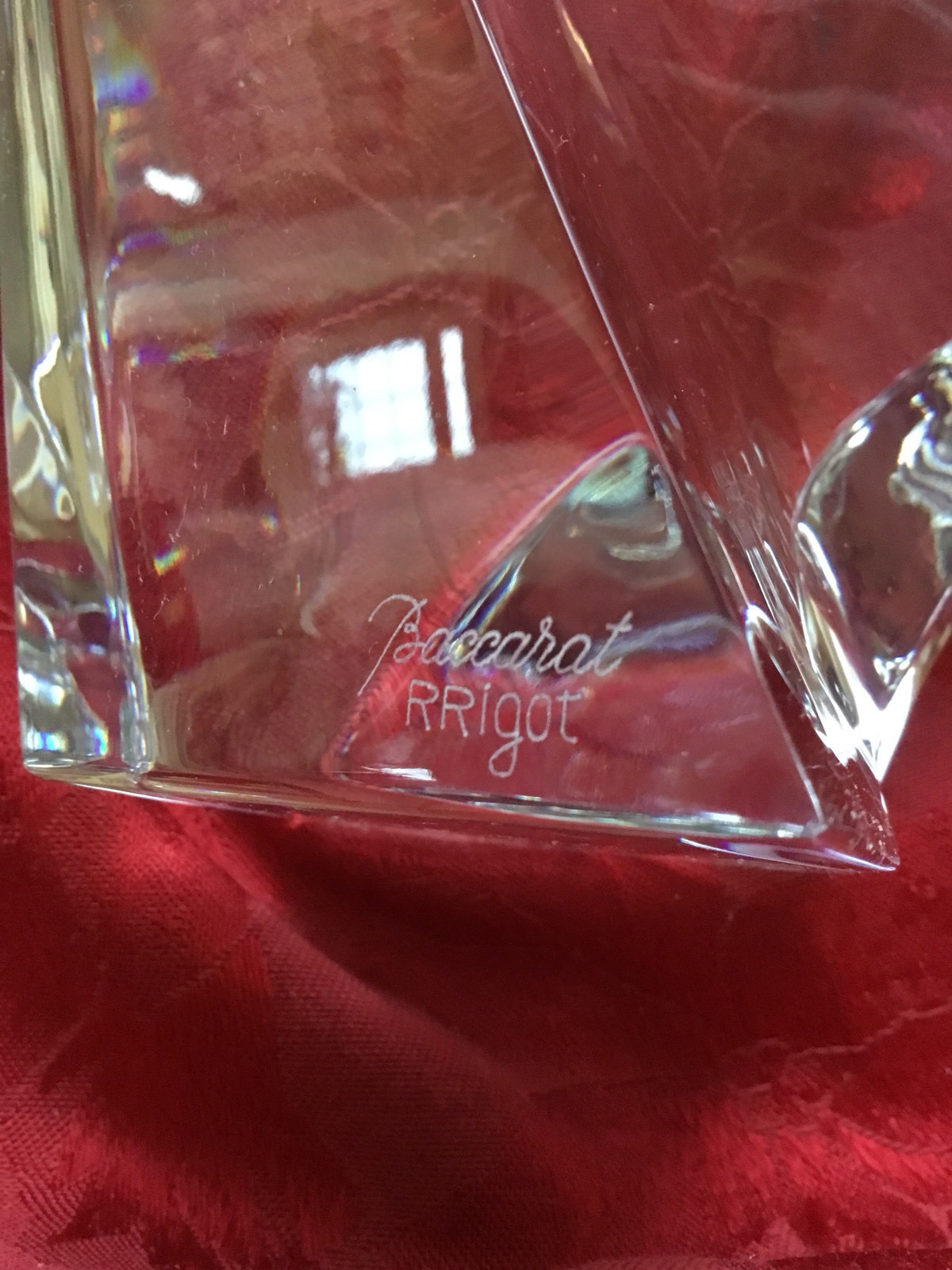FLAWLESS Exquisite BACCARAT Crystal VOILE SAIL Sculpture ROBERT RIGOT ...