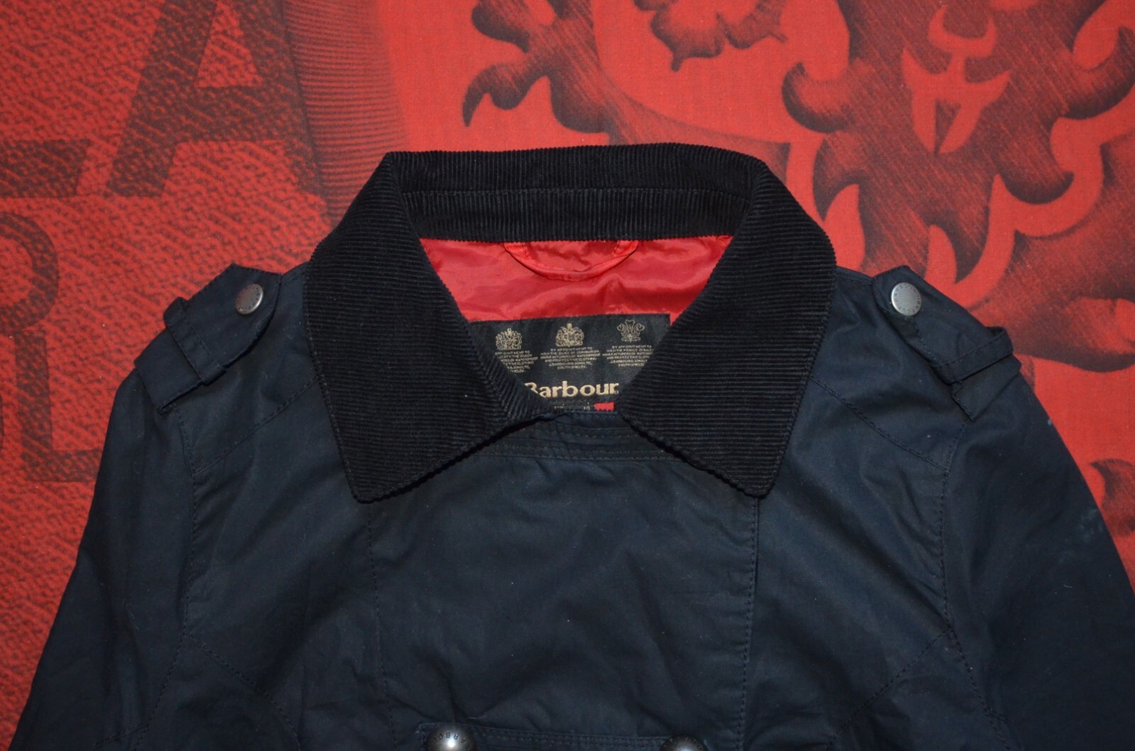 Barbour Rook South Shields Womens Wax Jacket Navy Beacon Brand Waxed ...