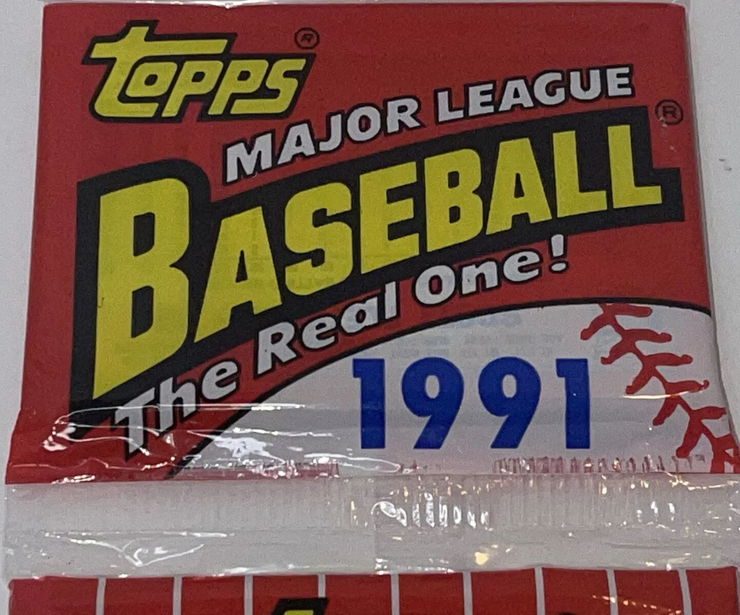 Topps 1991 Major League Baseball The Real One! Cards Sealed | eBay