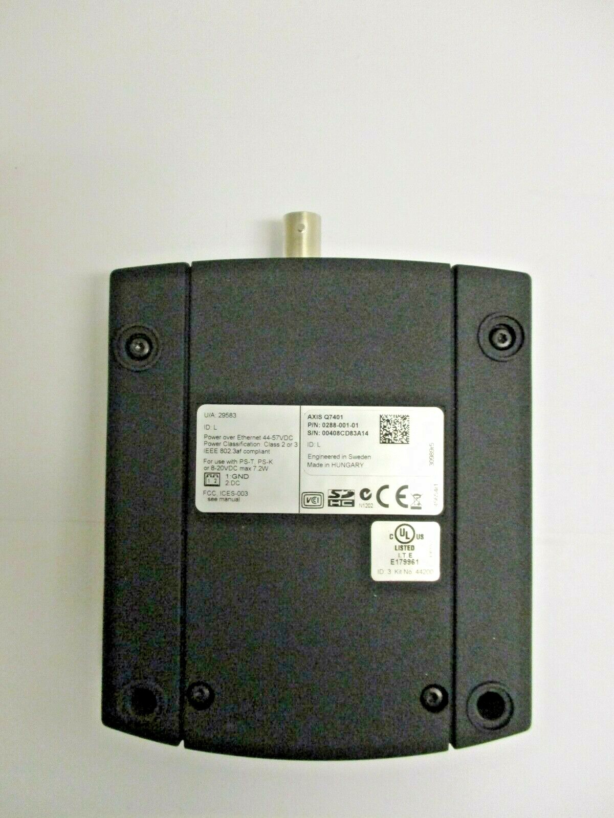 AXIS Q7401 1 CHANNEL VIDEO ENCODER, 0288-004 | eBay