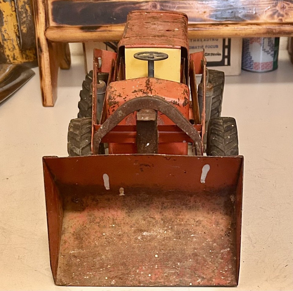 Vintage 50’s Pressed Steel Nylint Toys Red Hough Payloader Original | eBay