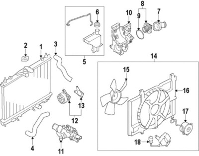 21200-ET01A Nissan Thermostat assy 21200ET01A, New Genuine OEM Part | eBay