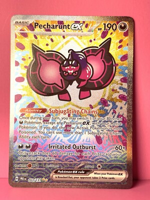 Pecharunt ex 163/131 Sv: PrismaticEvolutions Holo Special Illustration ...