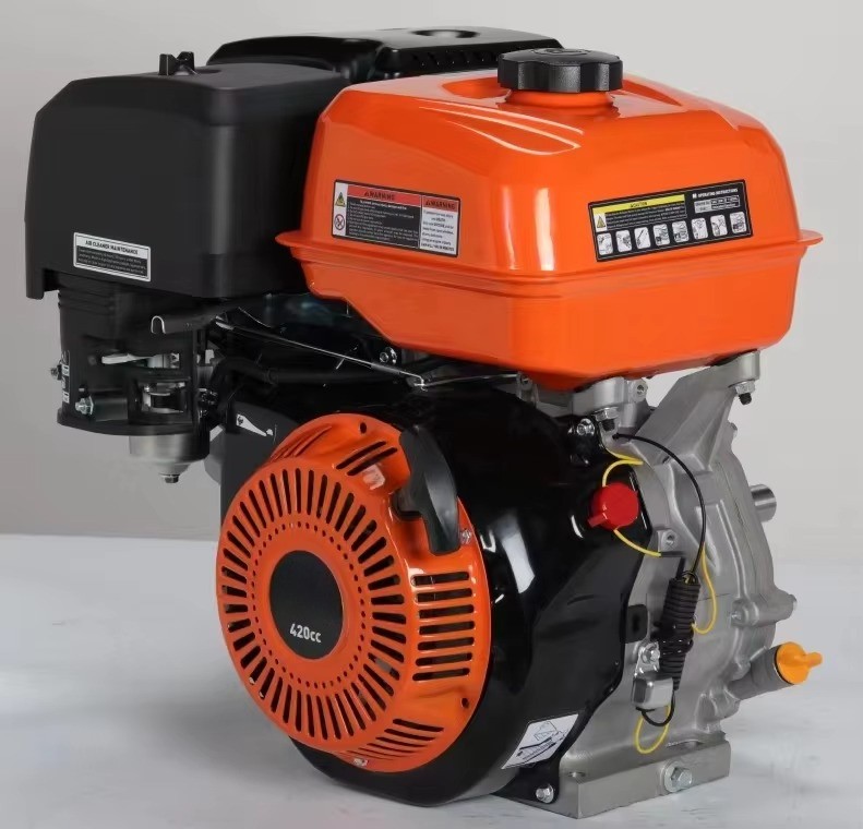 Single Cylinder 190F Gasoline Engine 14HP 420cc Air Cooled 4 Stroker ...