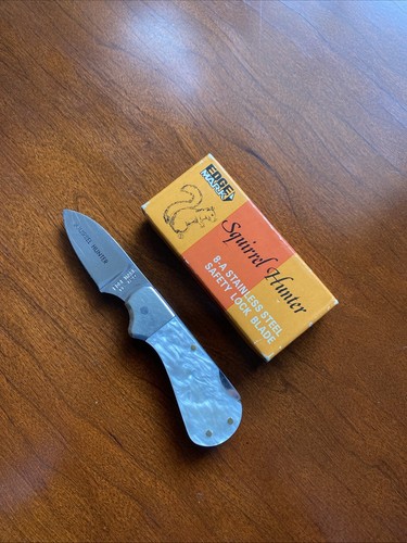 Vintage Edge Mark Japan 11-120 Squirrel Hunter Stainless Steel Pocket ...