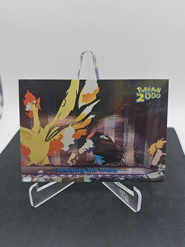 Pokemon Topps The Movie 2000 Vintage Releasing The Titans HOLO FOIL #39 ...