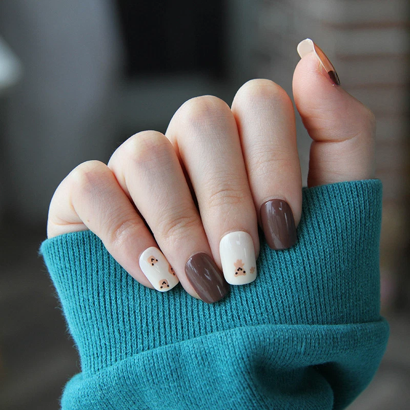 Cute Bear Nails