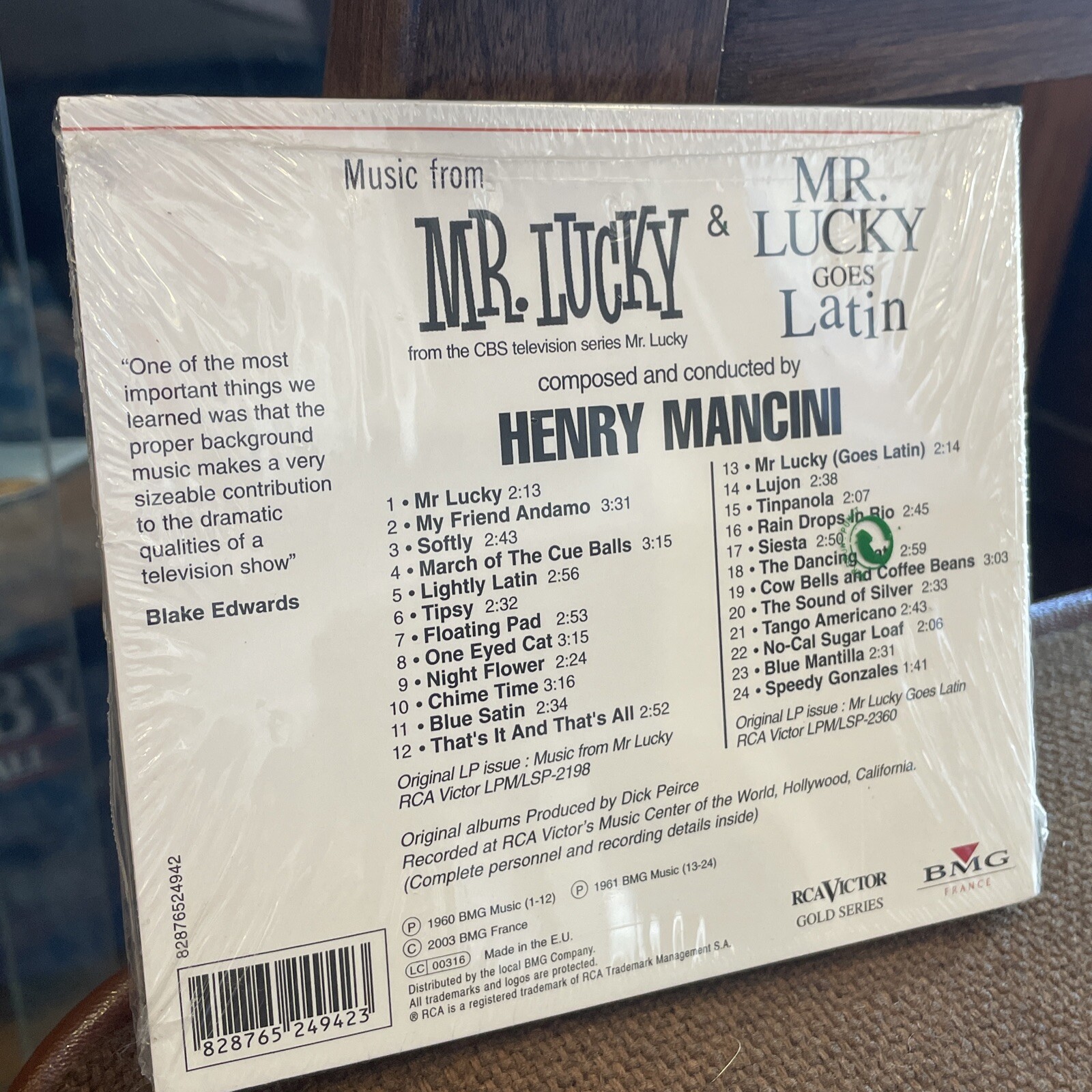 Mr Lucky Goes Latin [Digipak] by Henry Mancini CD Import RARE - BRAND ...