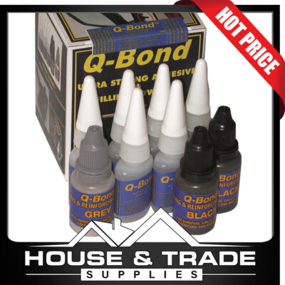Q-Bond Adhesive with Reinforcing Powder Large Repair Kit Ultra Strong ...