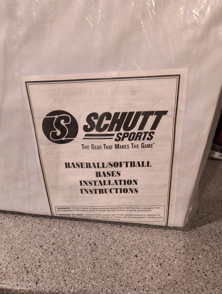 NEW Schutt Sports Double Base baseball/softball 30" X 15" X 3" | eBay