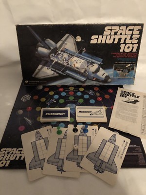 Space Shuttle 101 Family Board Game Rockwell International 1978 Media ...