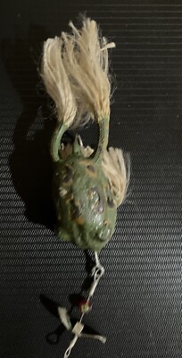 VINTAGE COOL RIPPLE FROG FISHING LURE w/ spinner | eBay