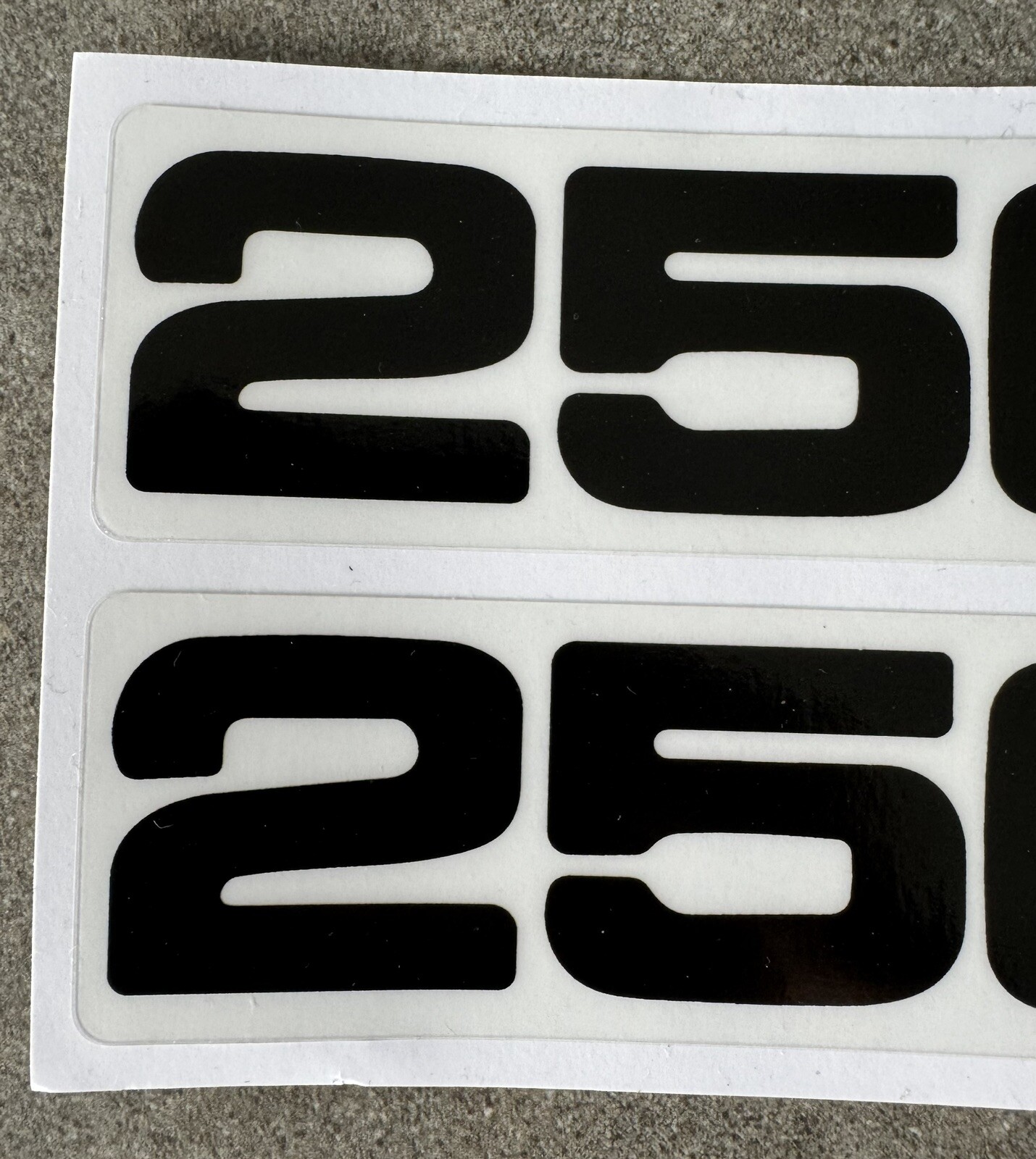 Yamaha 1979 YZ250F Full Decal Set / Sticker Kit / Yamaha Speed Blocks ...